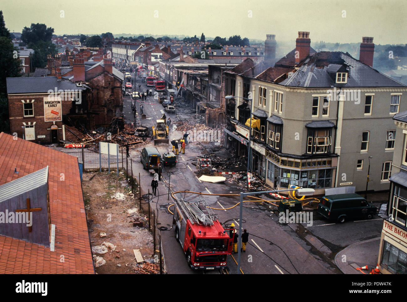 Handsworth Riots, Birmingham, Engalnd September 1985 The second ...