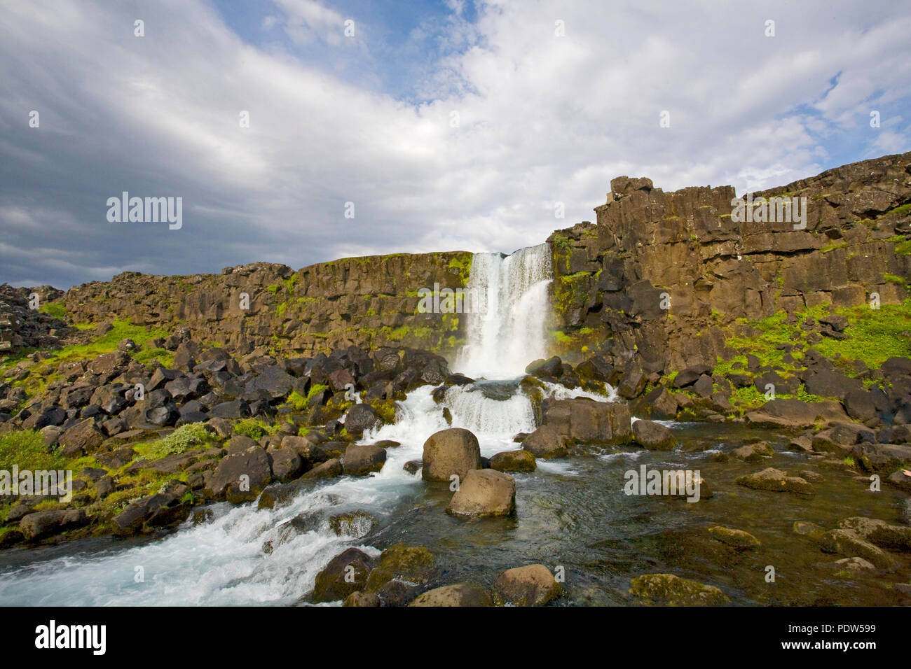 Iceland almannagja gorge hi-res stock photography and images - Alamy