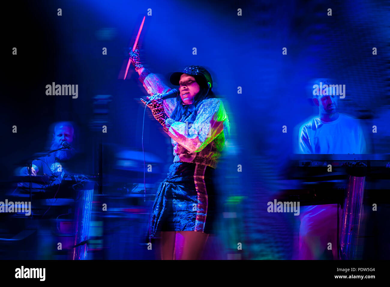 Little Dragon during their Season High tour at the Granada Theater in ...