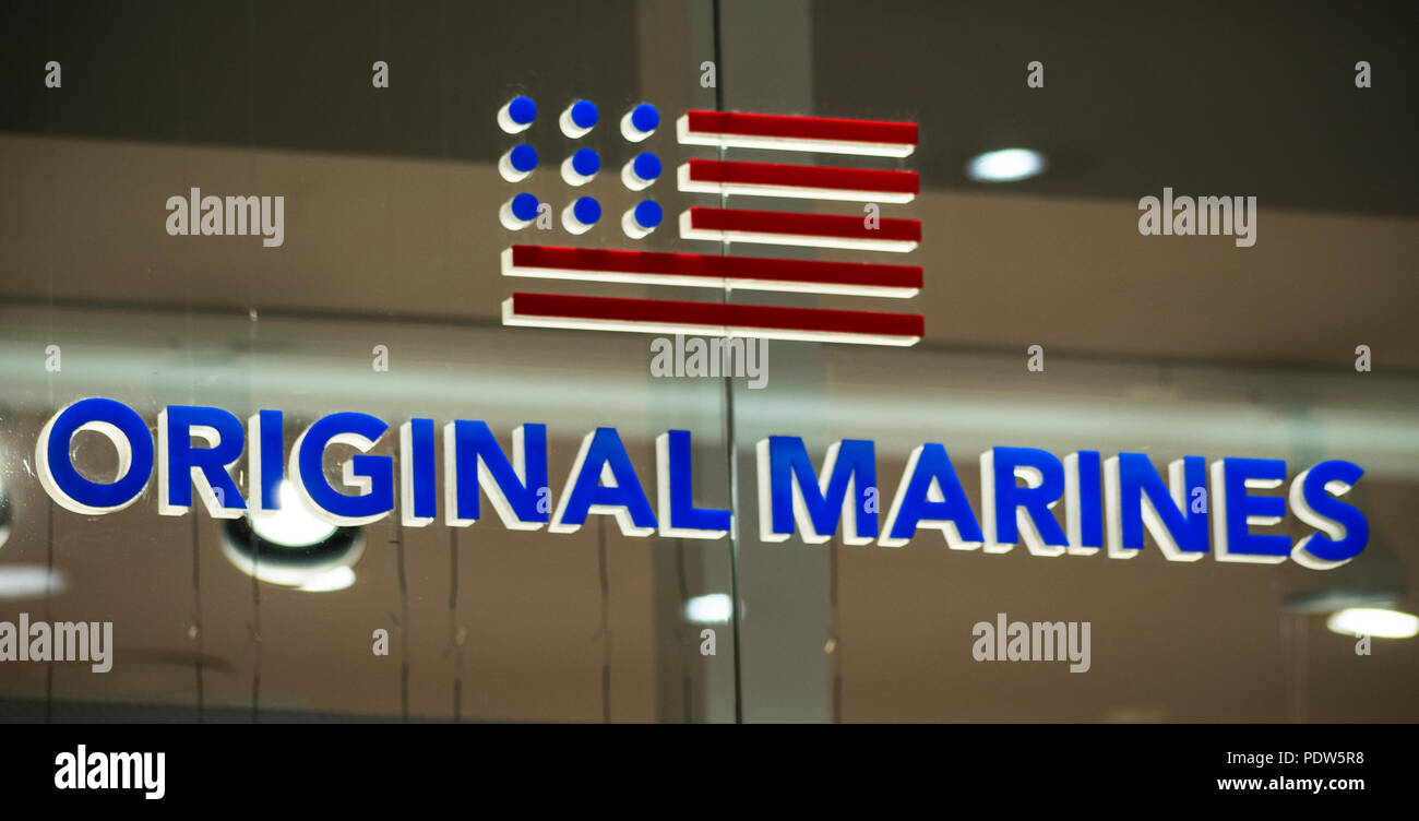 Original marines logo hi-res stock photography and images - Alamy