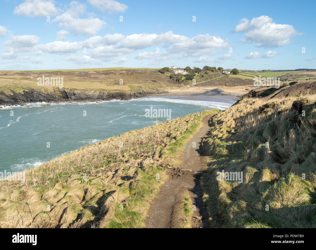 Poldhu Cove on the Lizard Peninsula, Cornwall UK Stock Photo - Alamy