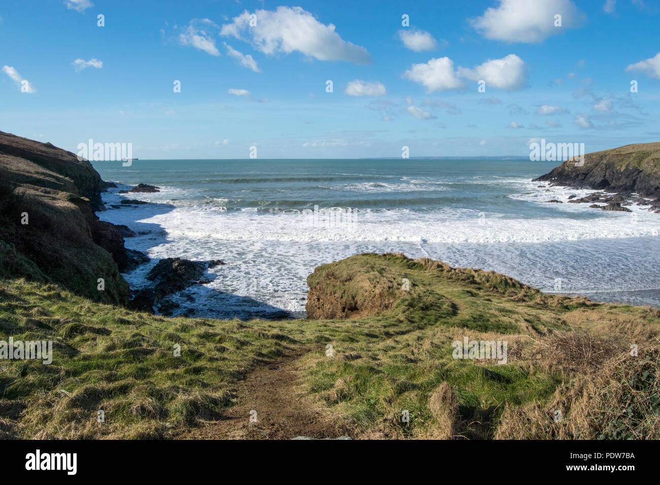 Poldhu Cove on the Lizard Peninsula, Cornwall UK Stock Photo - Alamy