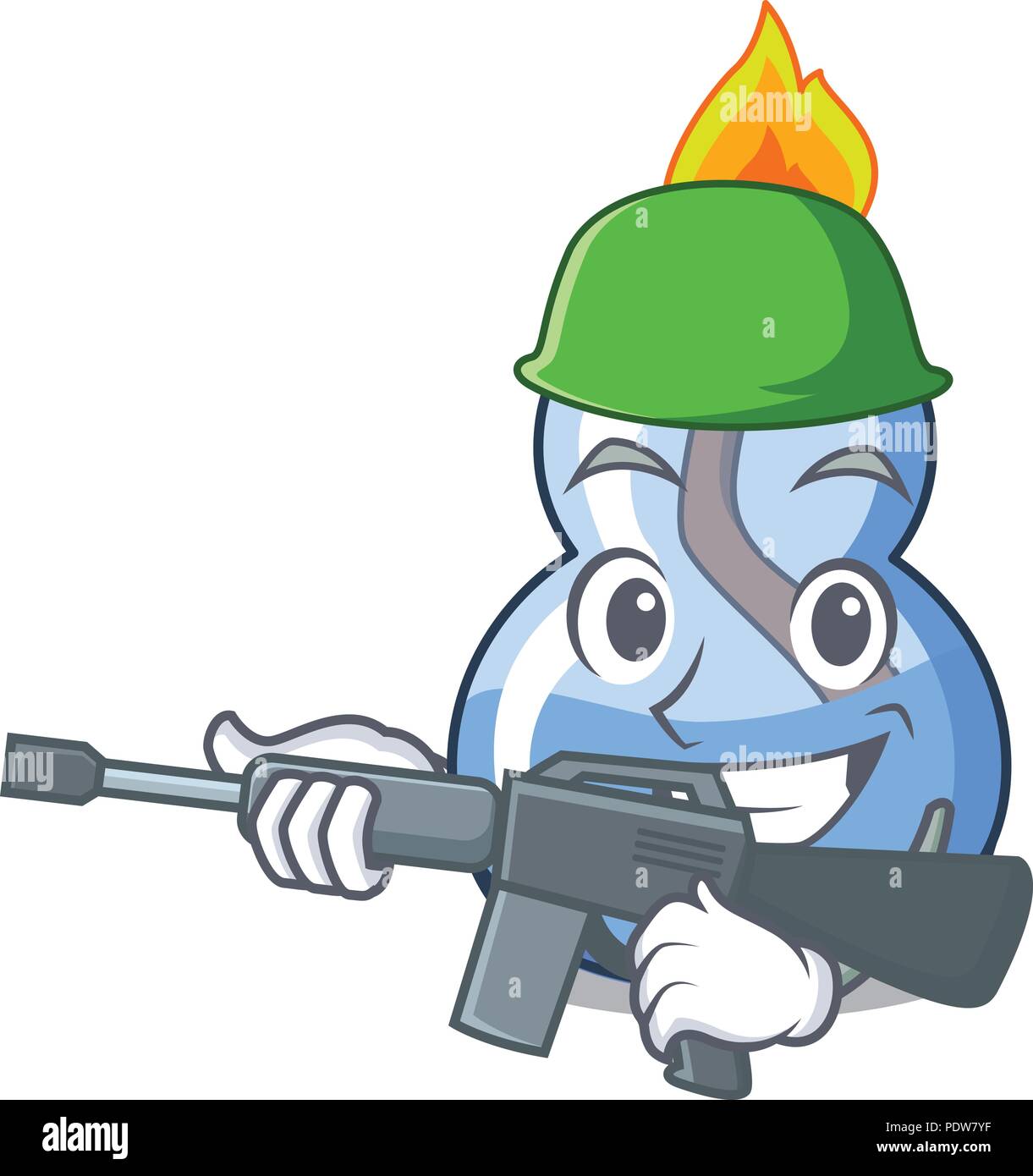 Army alcohol burner character cartoon Stock Vector Image & Art - Alamy