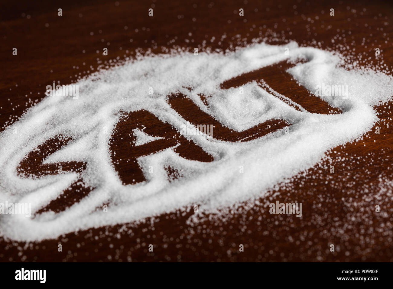 Salt word hi-res stock photography and images - Alamy