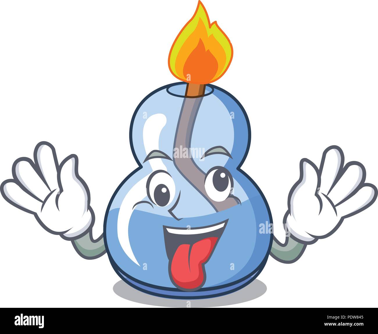 Crazy alcohol burner mascot cartoon Stock Vector Image & Art - Alamy