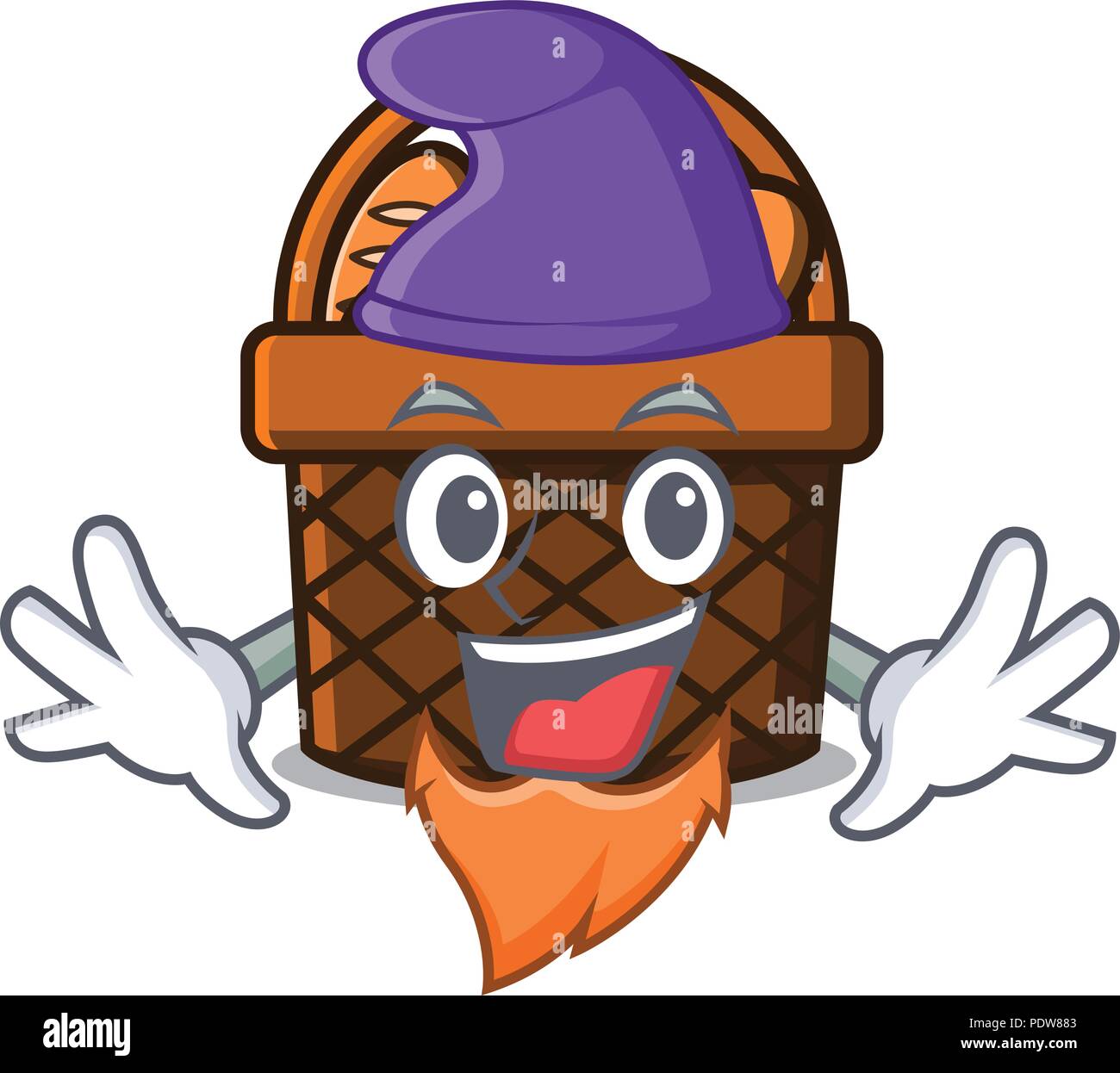 Elf bread basket character cartoon Stock Vector Image & Art - Alamy