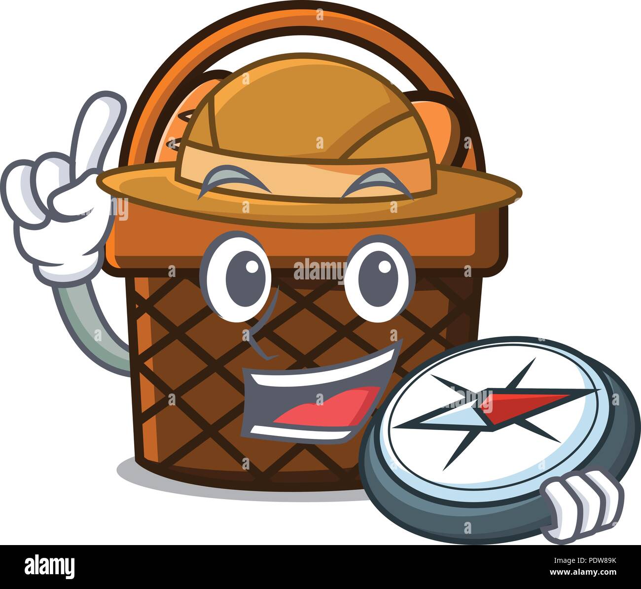 Menu flour mascot cartoon Stock Vector Images - Alamy