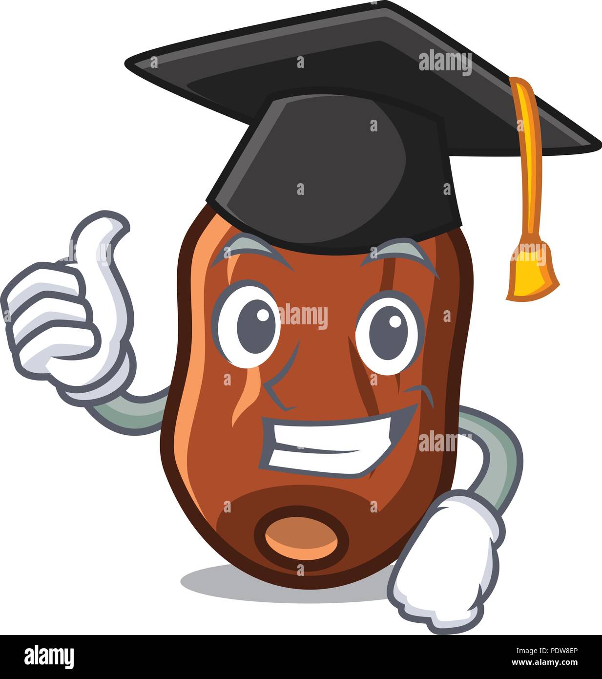 Graduation dates fruit character cartoon Stock Vector Image & Art - Alamy