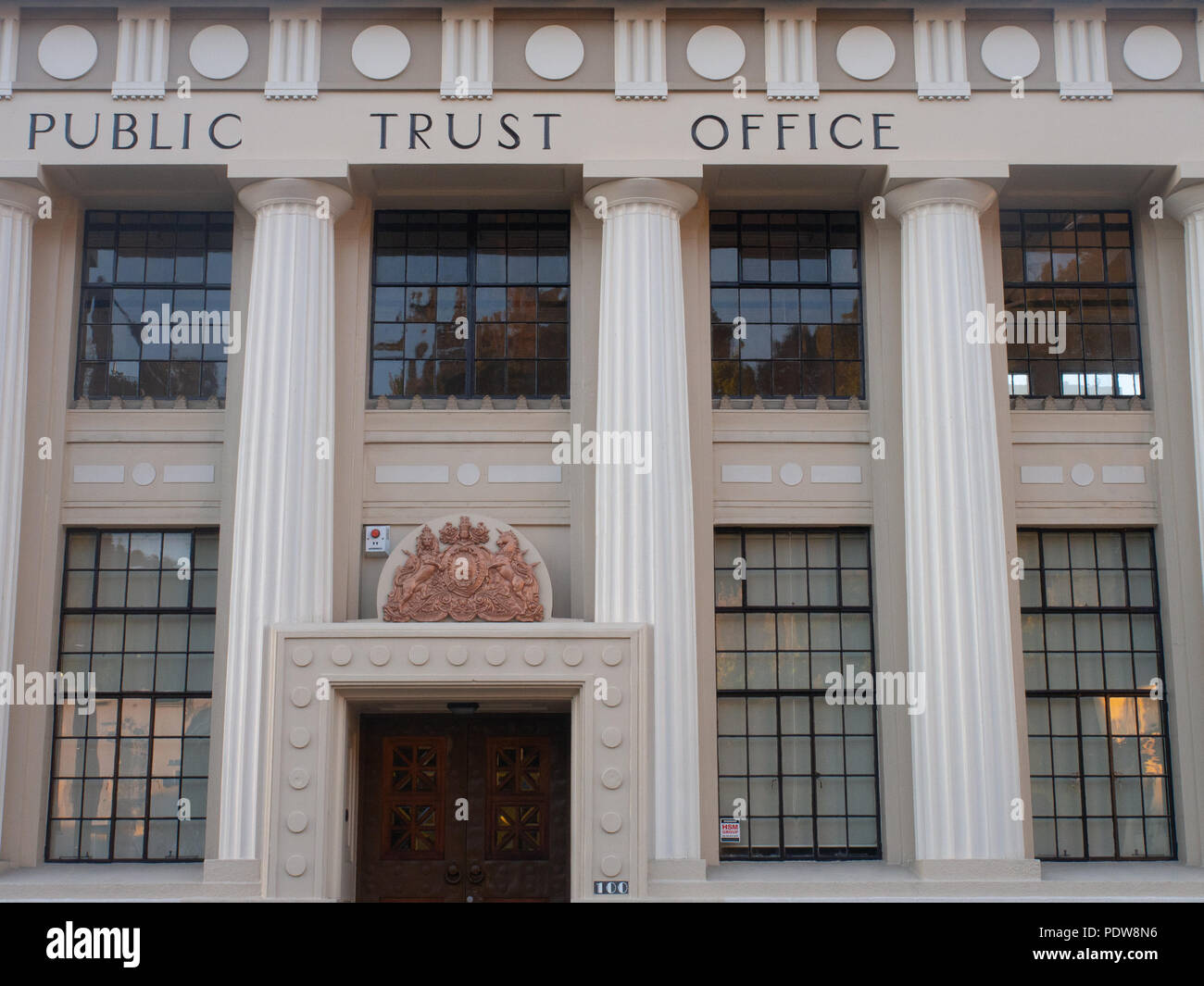 Public Trust Office Building In Napier Stock Photo - Alamy