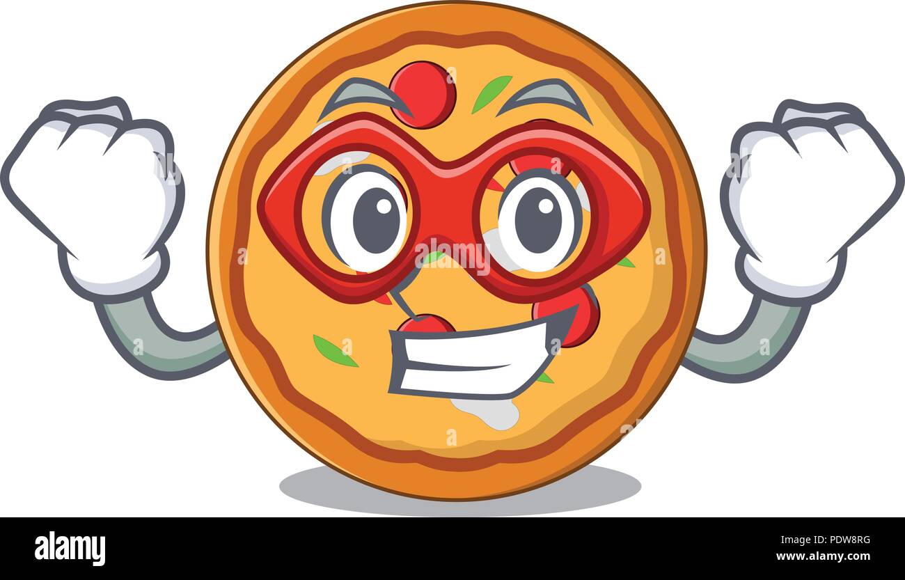 Super hero pizza character cartoon style Stock Vector Image & Art - Alamy
