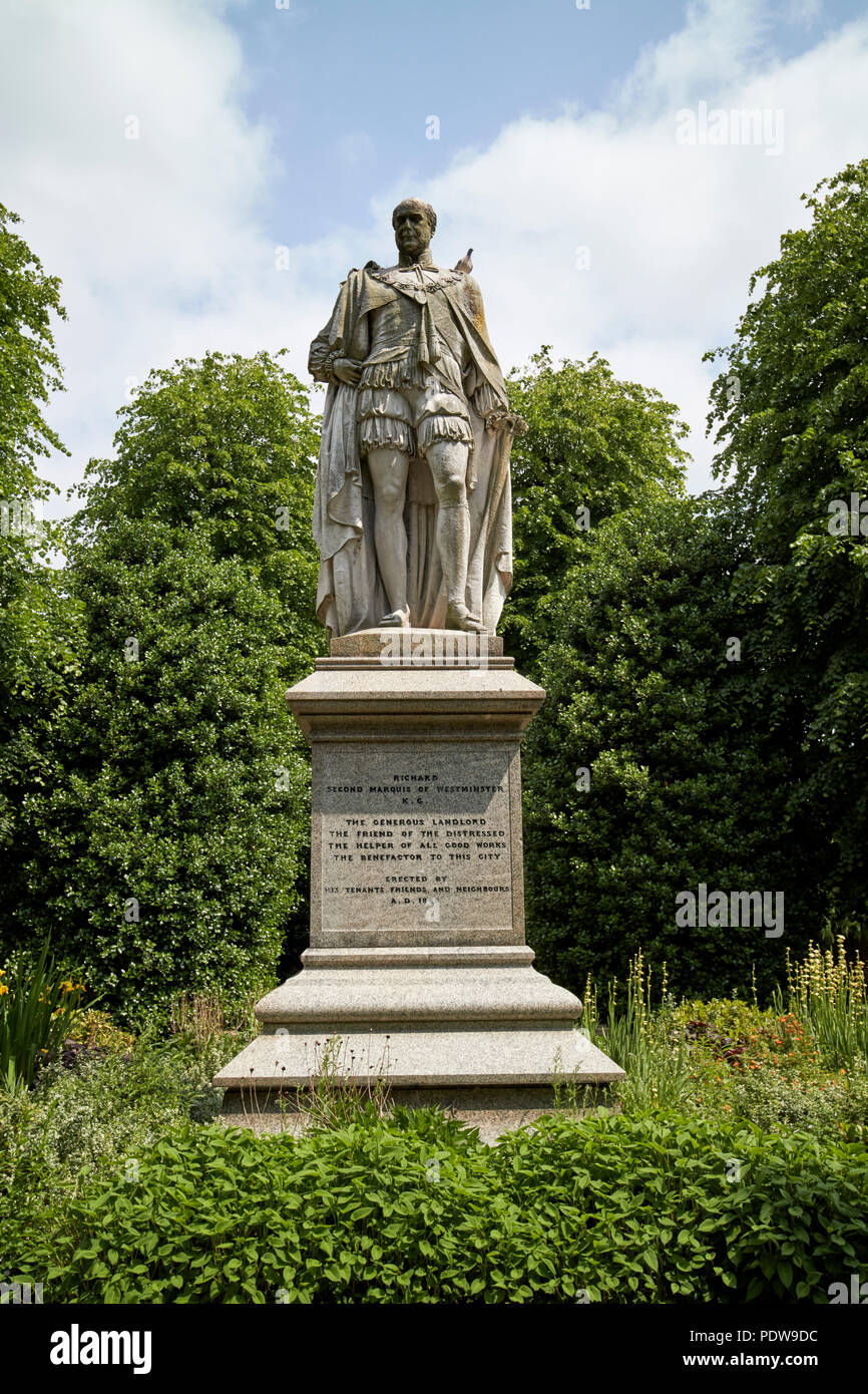 second marquess of westminster statue in Grosvenor park chester ...