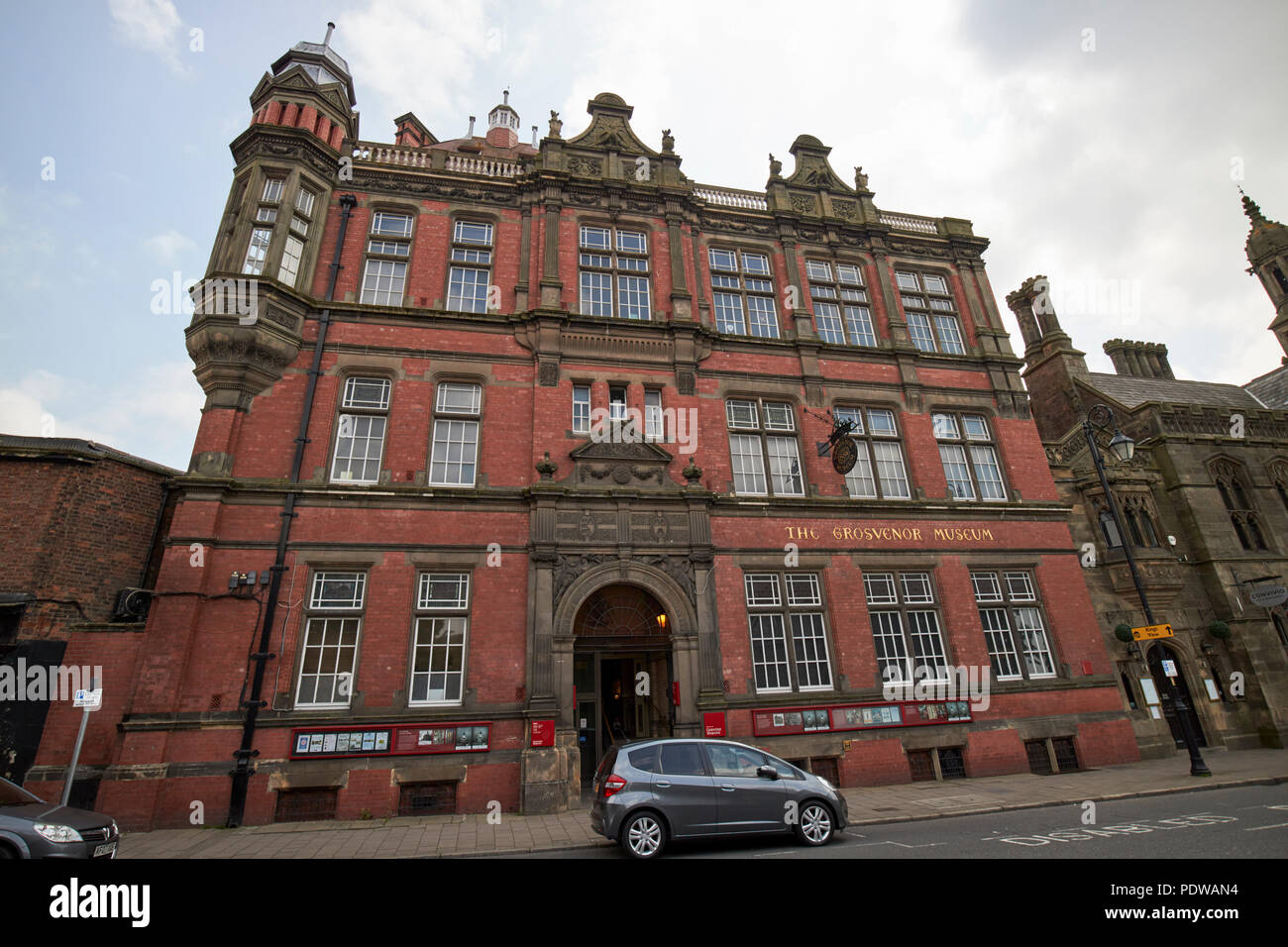 The grosvenor museum chester cheshire england uk Stock Photo - Alamy
