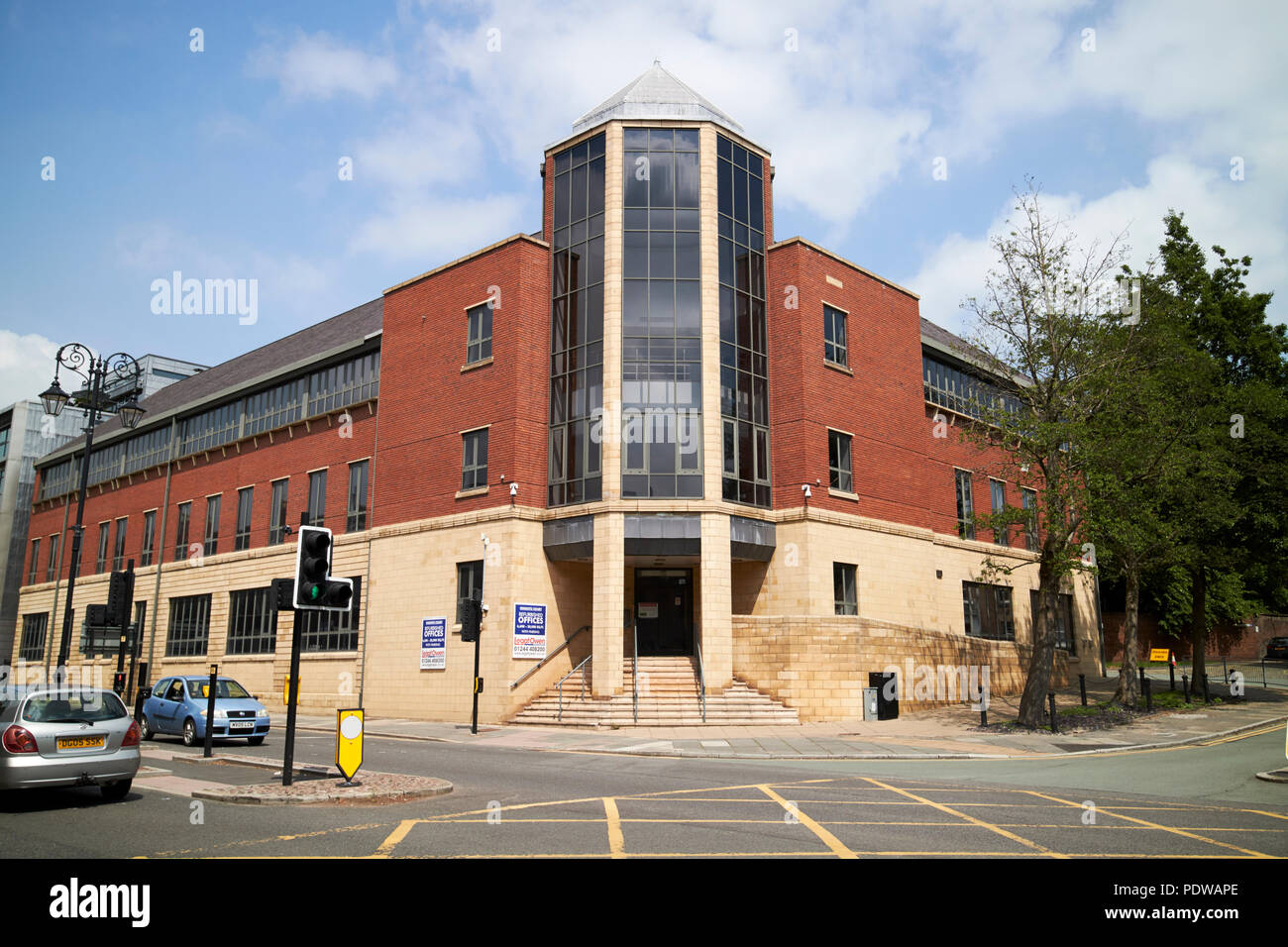 knights court office building chester cheshire england uk Stock Photo ...