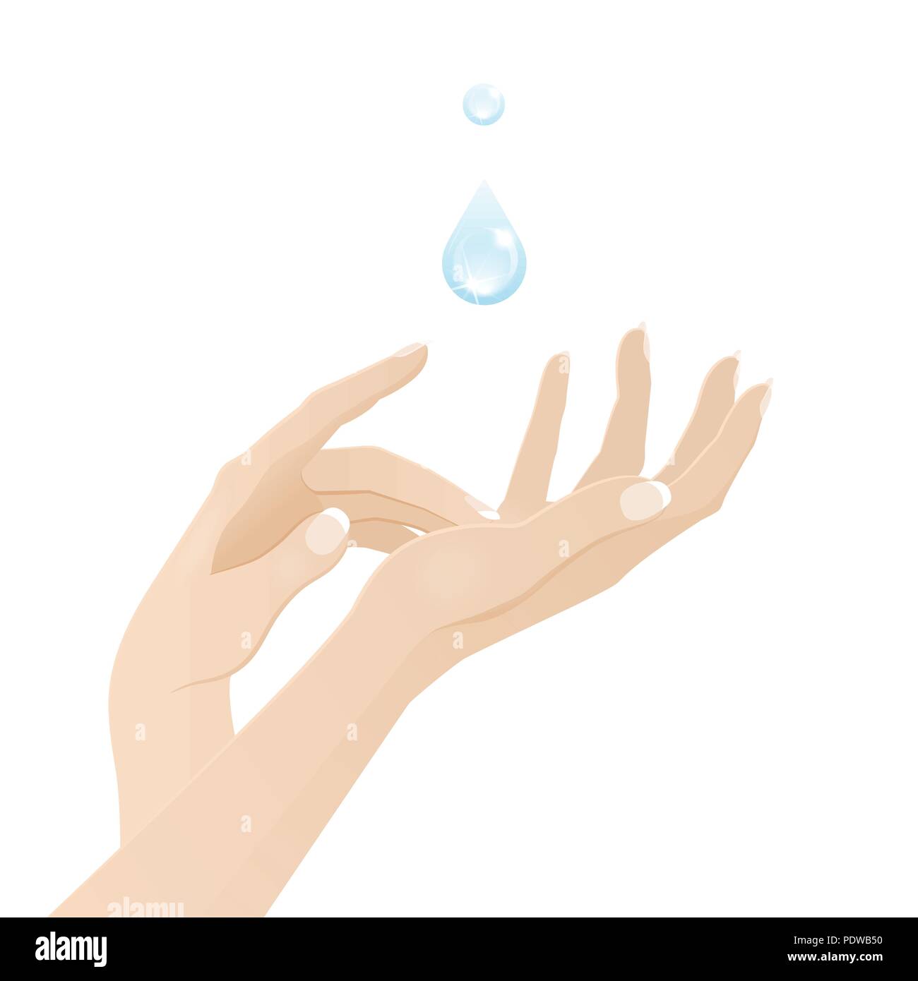 Female water body Stock Vector Images - Alamy