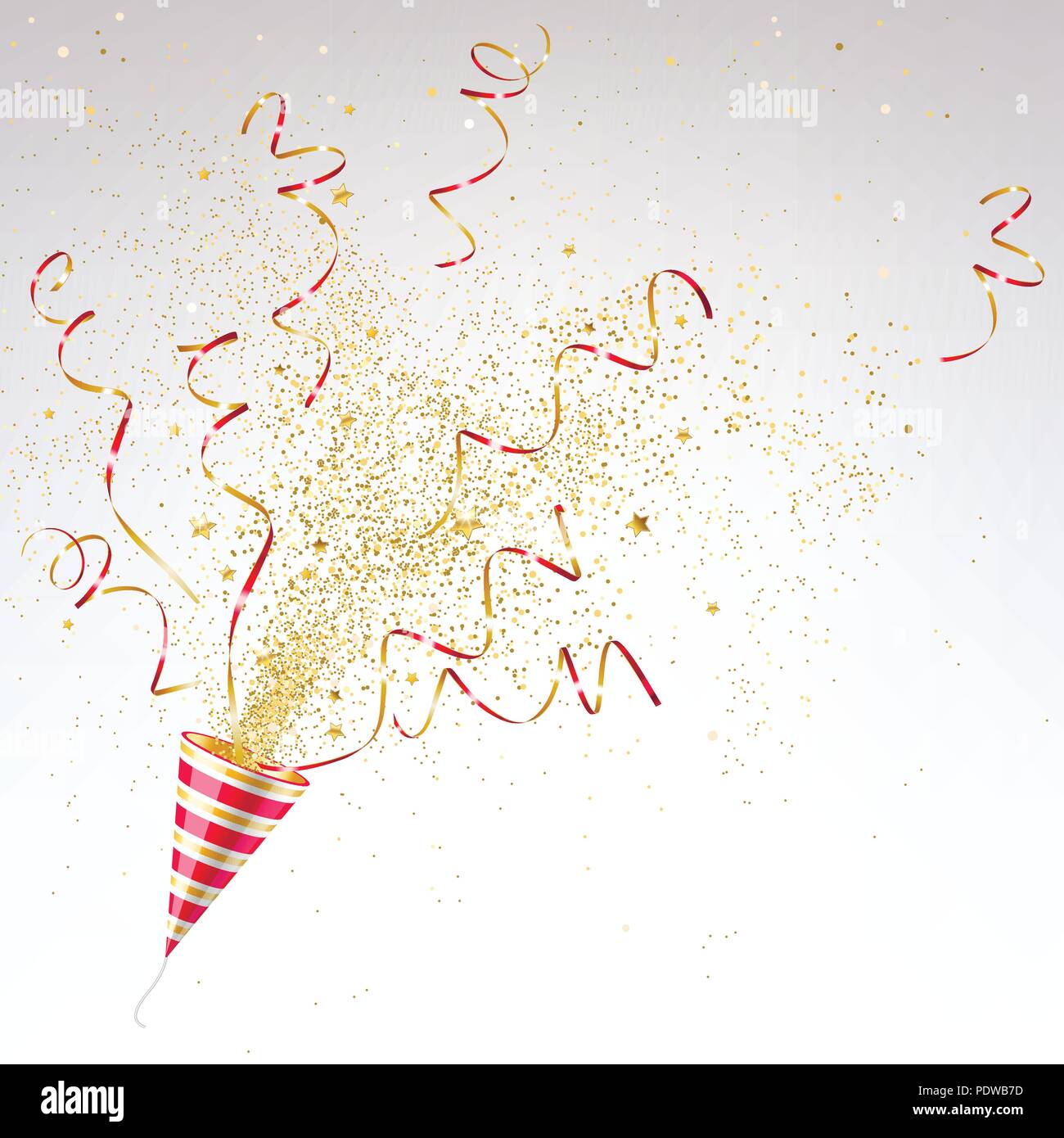 Explosion light on gold Stock Vector Images - Alamy