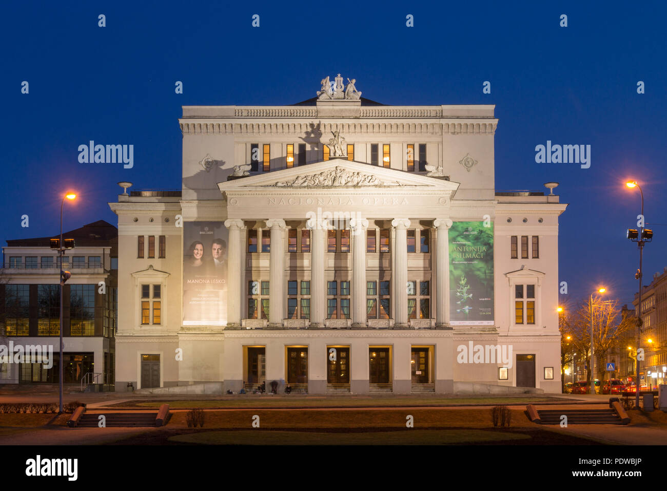 National opera house riga hi-res stock photography and images - Alamy