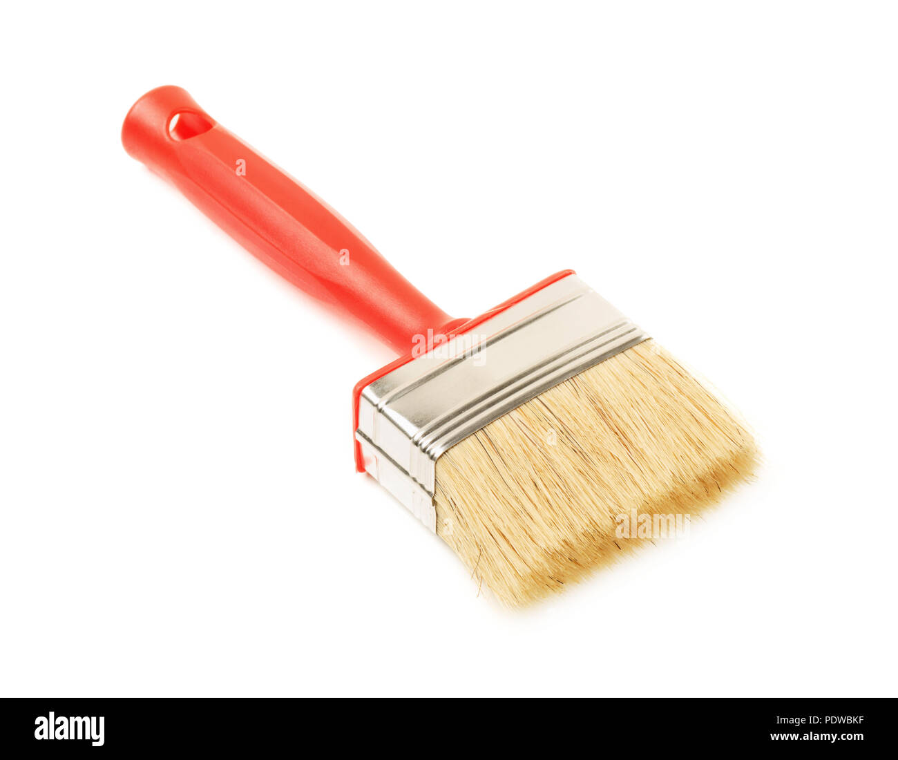 Clean new paintbrush isolated over white background Stock Photo - Alamy
