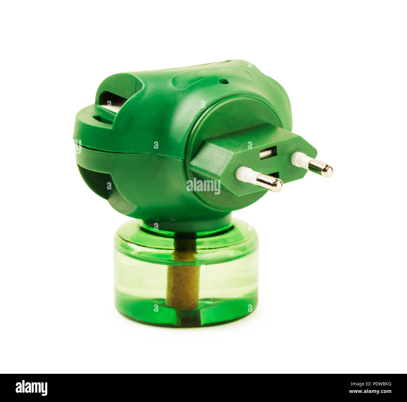 Green modern fumigator isolataed on a white background Stock Photo - Alamy