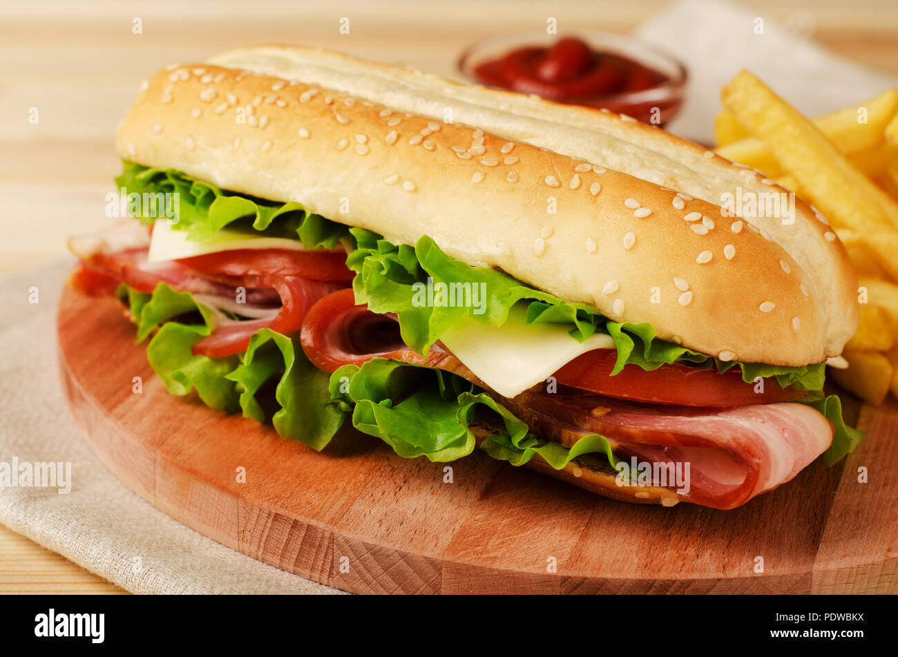 Meal submarine hi-res stock photography and images - Alamy