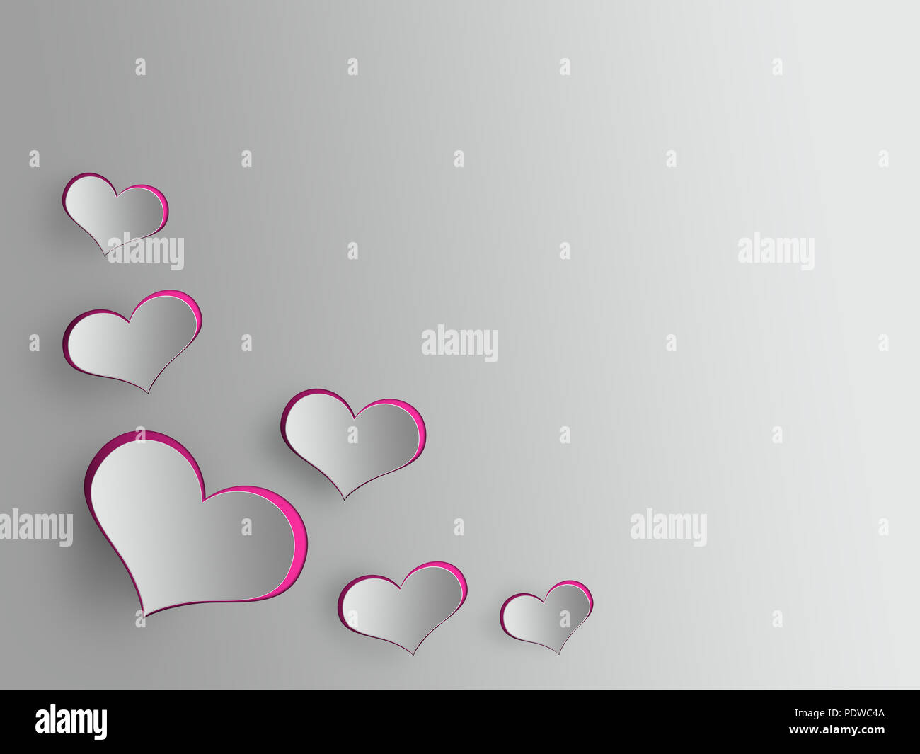 Creative heart valentine wallpaper Stock Photo - Alamy