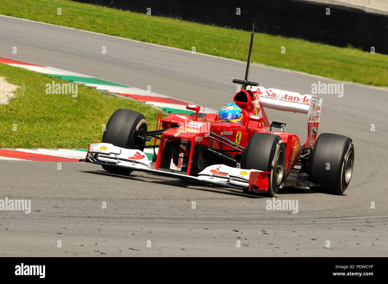 MUGELLO, ITALY 2012: Fernando Alonso of Ferrari F1 team racing at ...