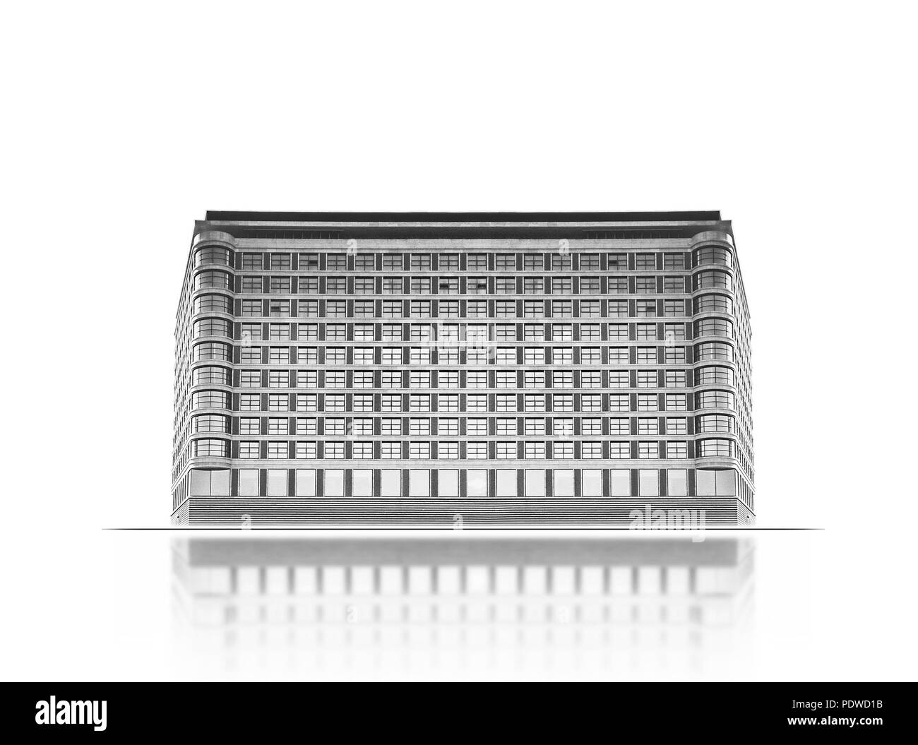 Office block building isolated hi-res stock photography and images - Alamy