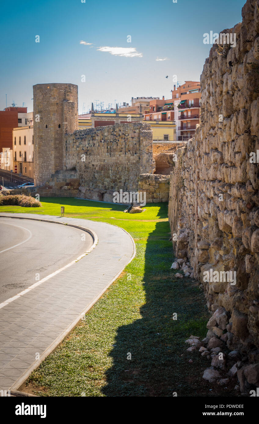 Ancient Roman Circus of Tarraco in Tarragona, Spain, next to the ...
