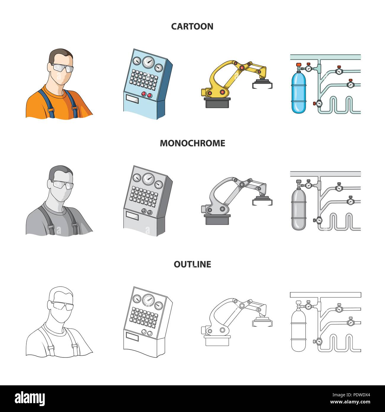 Metal alloys automotive Stock Vector Images - Alamy