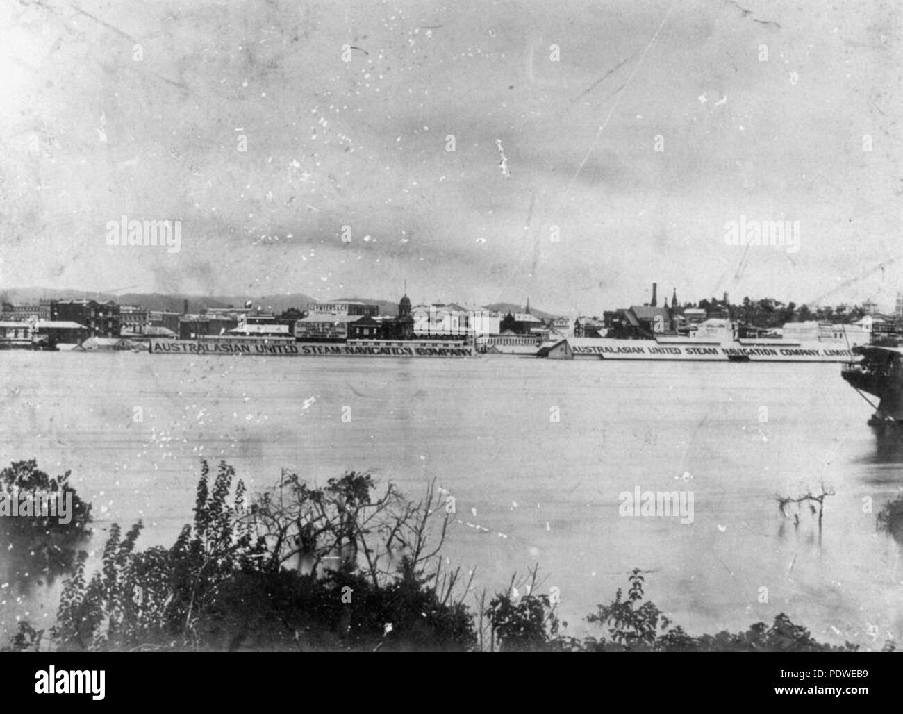 High flood waters Black and White Stock Photos & Images - Alamy