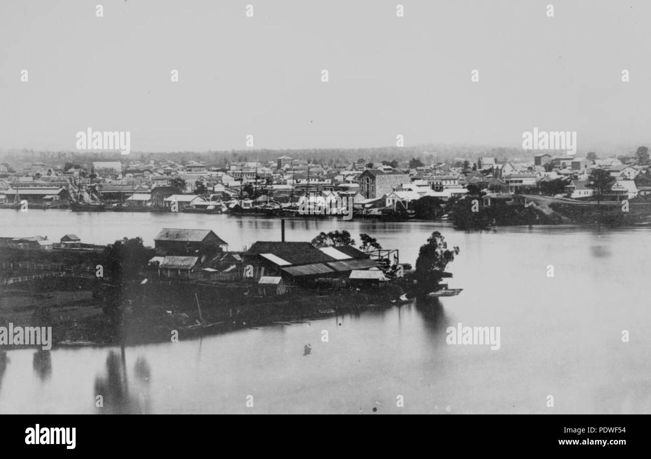 Brisbane map Black and White Stock Photos & Images - Alamy