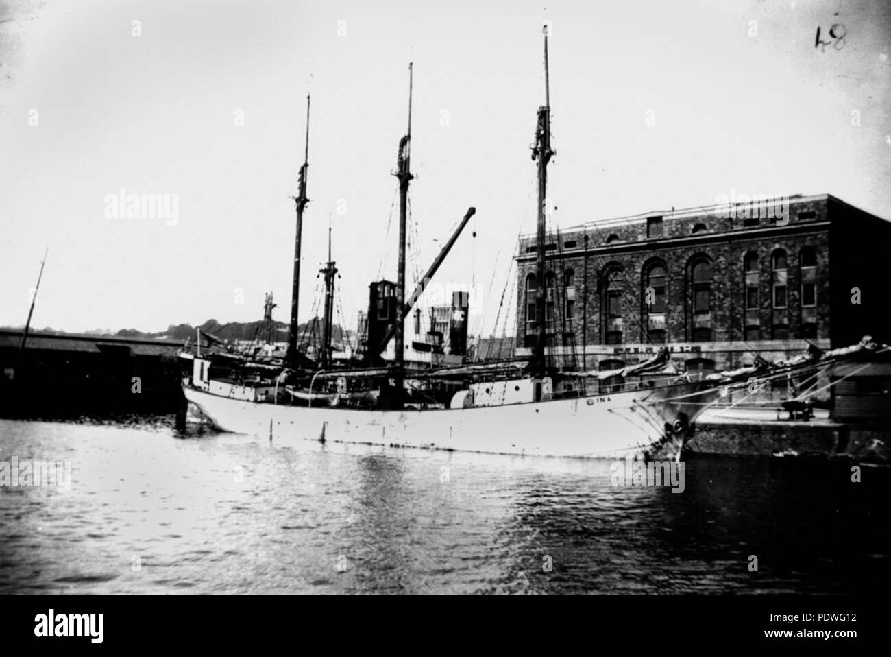 Boat transport ship Black and White Stock Photos & Images - Alamy