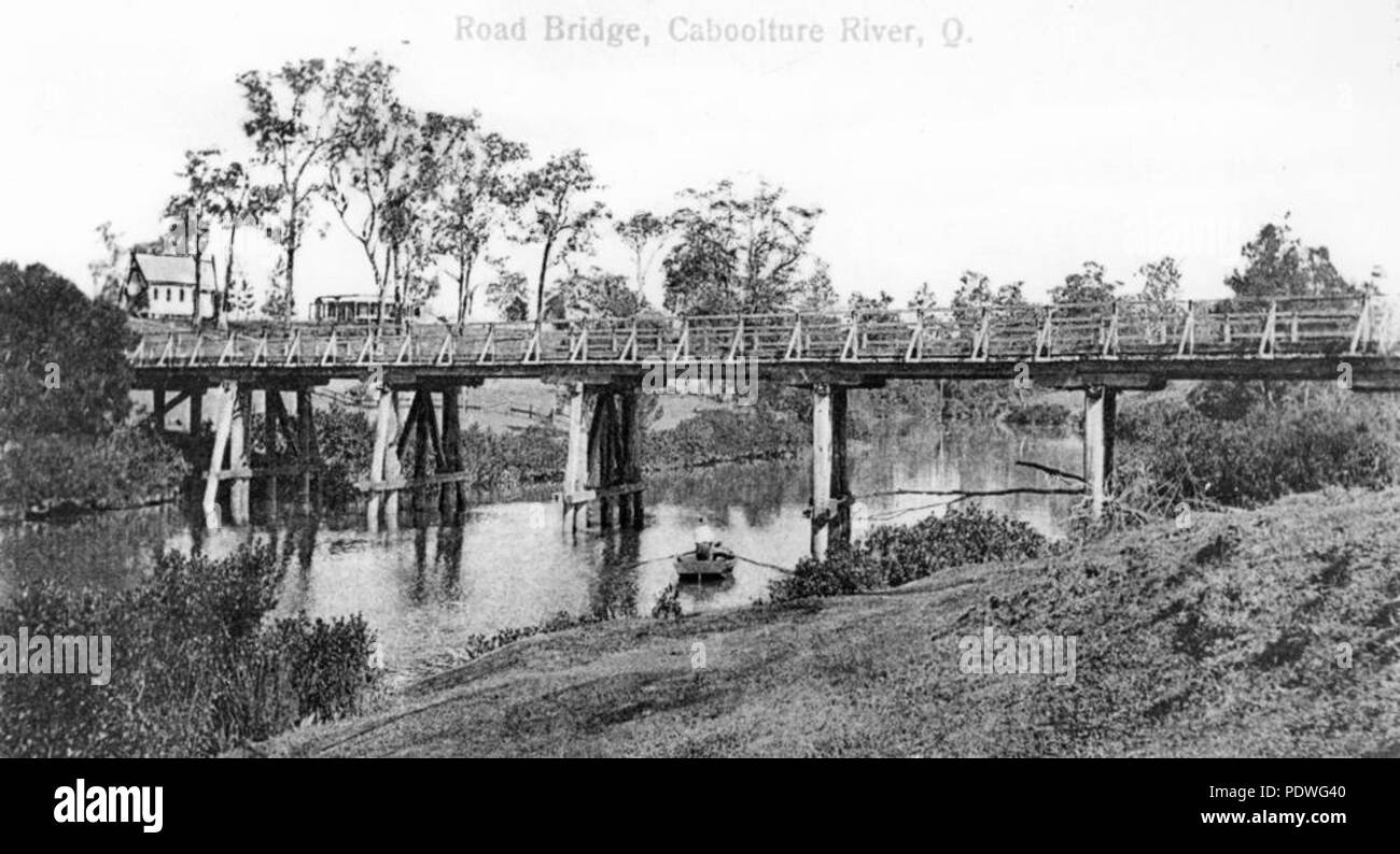 Bridge across road Black and White Stock Photos & Images - Alamy