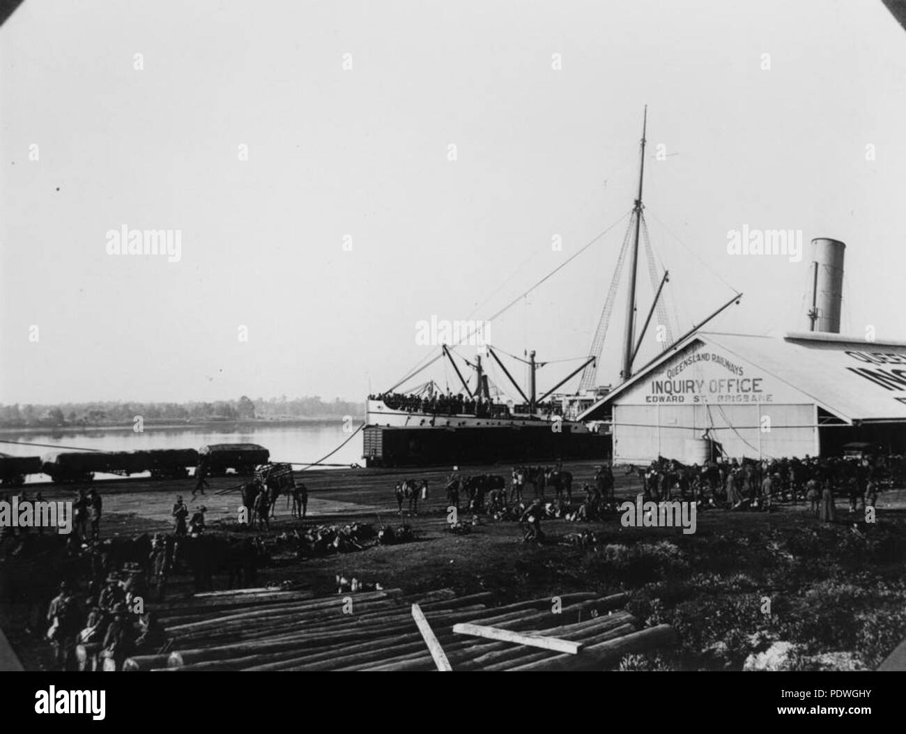 Pinkenba wharf hi-res stock photography and images - Alamy