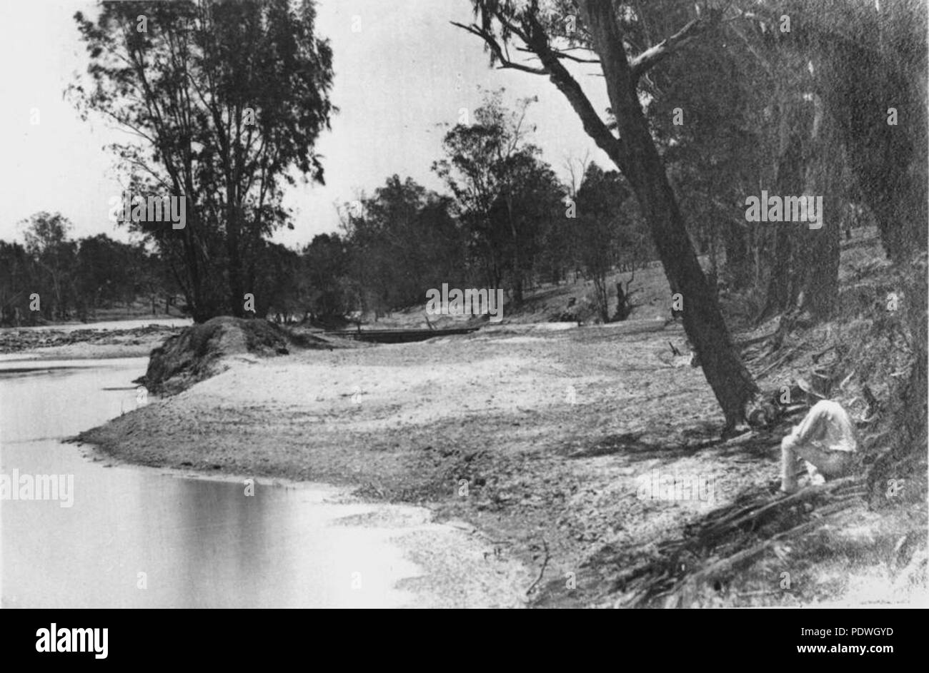 235 StateLibQld 1 16046 Balonne River at St George, Queensland, 1877 ...