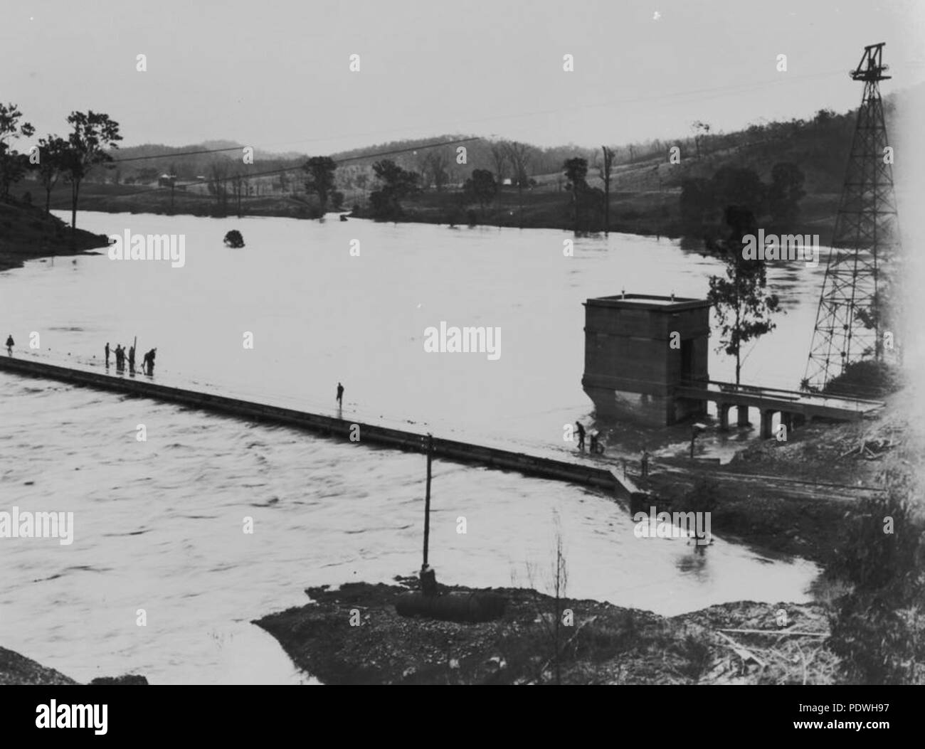 Water damage by flooding Black and White Stock Photos & Images - Alamy