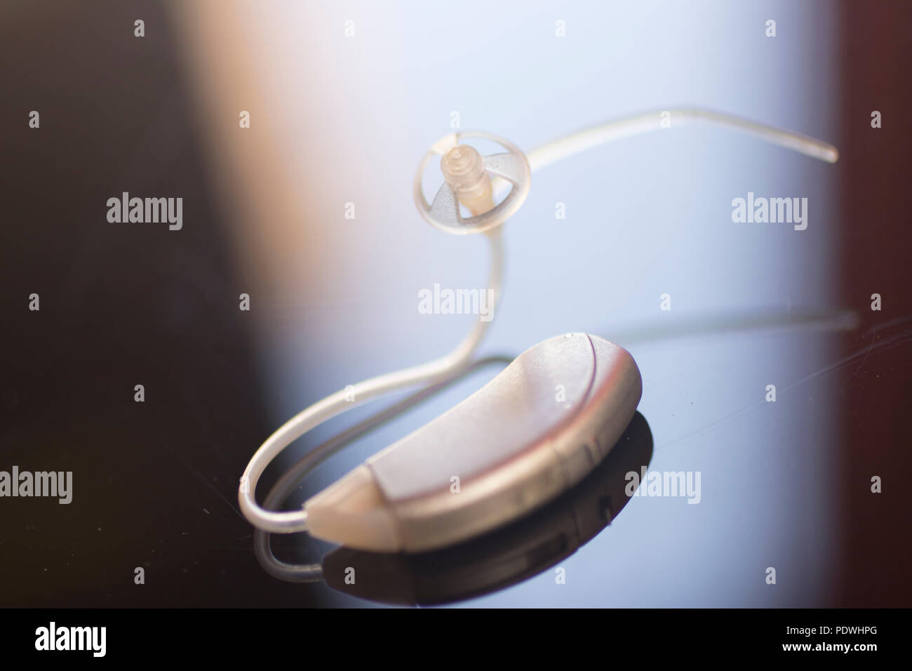 Audiophone modern high technology deafness equipment in the ear digital ...