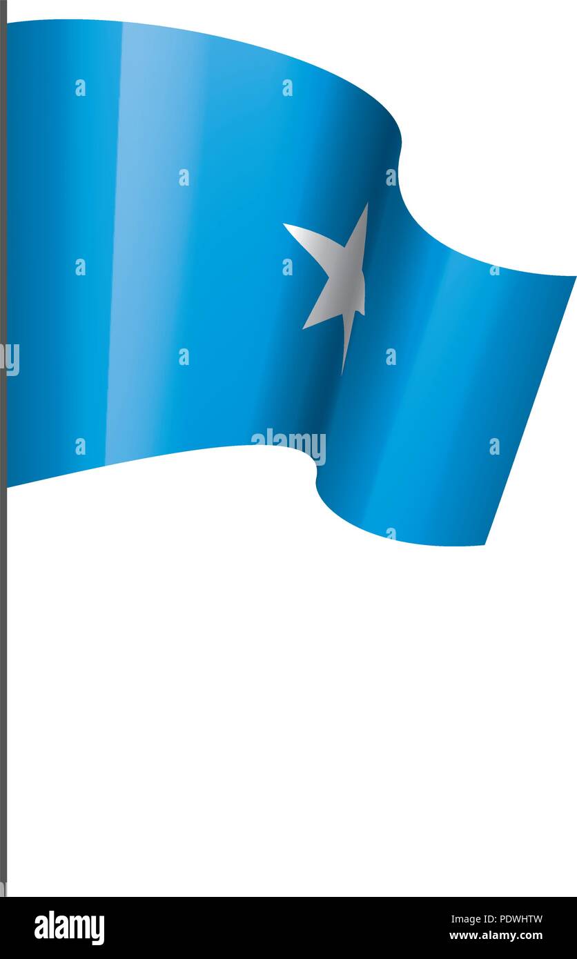 Vector illustration of somalia flag on white background Stock Vector ...