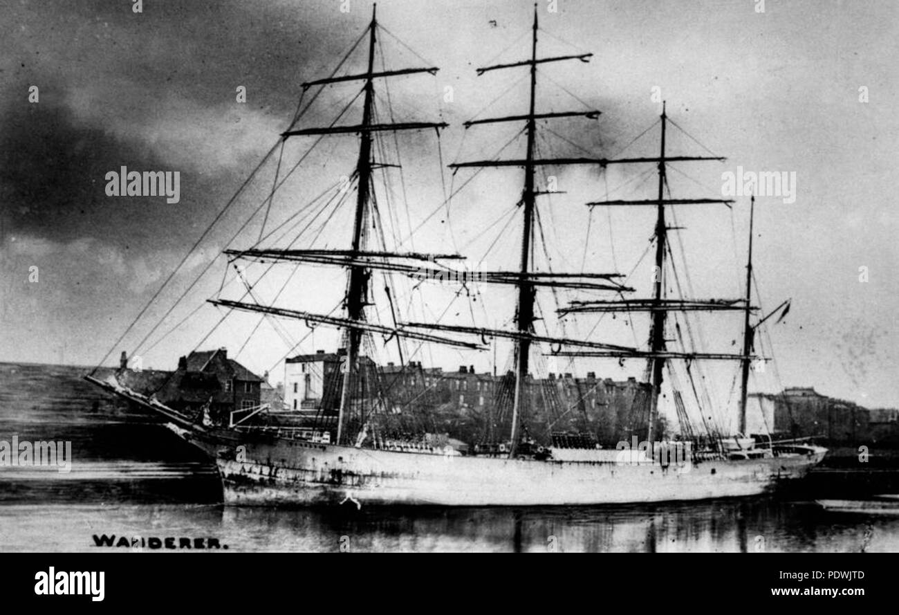 The wanderer ship Black and White Stock Photos & Images - Alamy