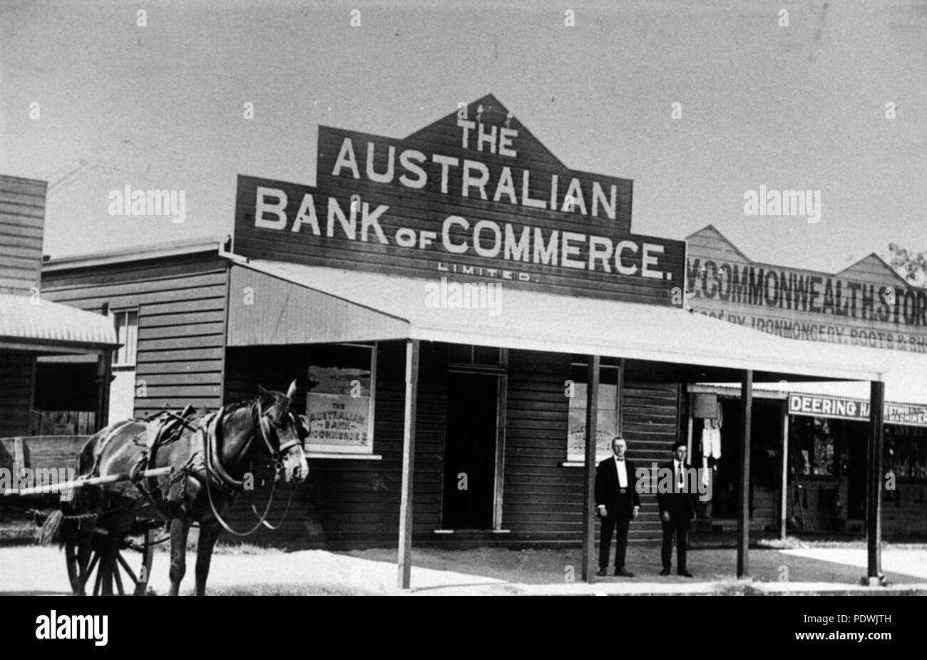 Australian bank branch Black and White Stock Photos & Images - Alamy