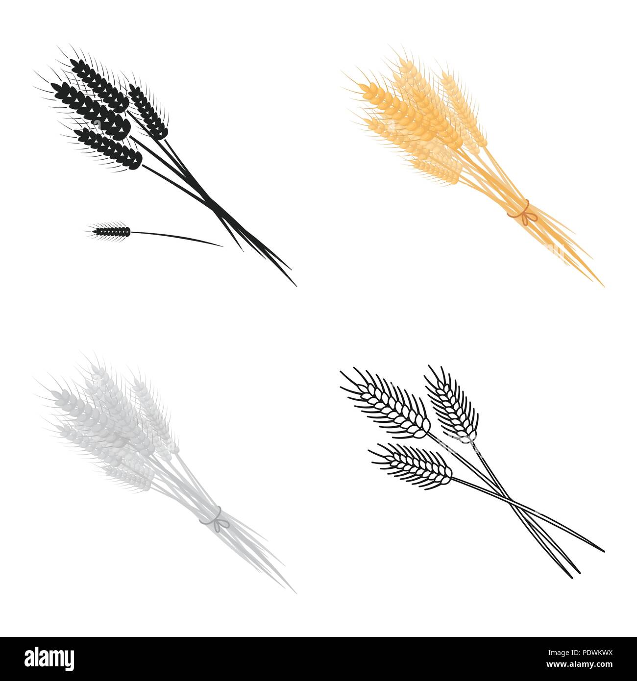 Wheat Bundle Drawing