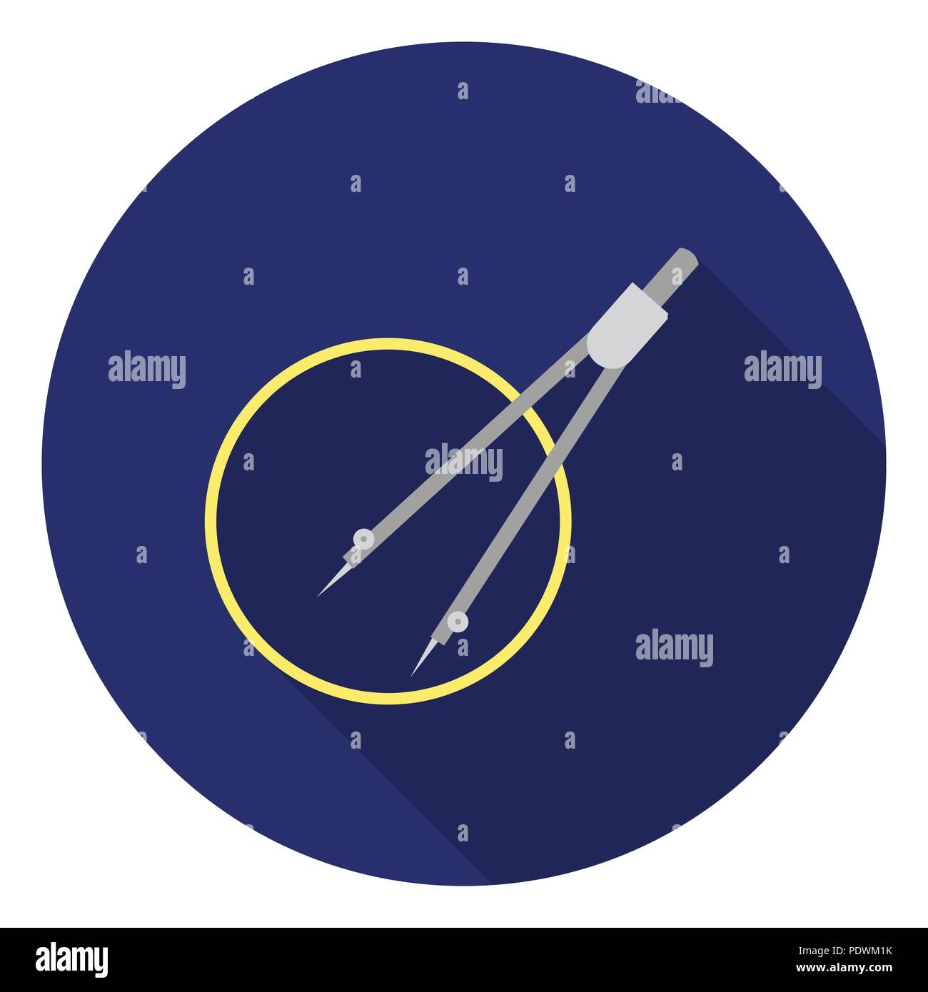 Dividers icon in flat style isolated on white background. School symbol ...