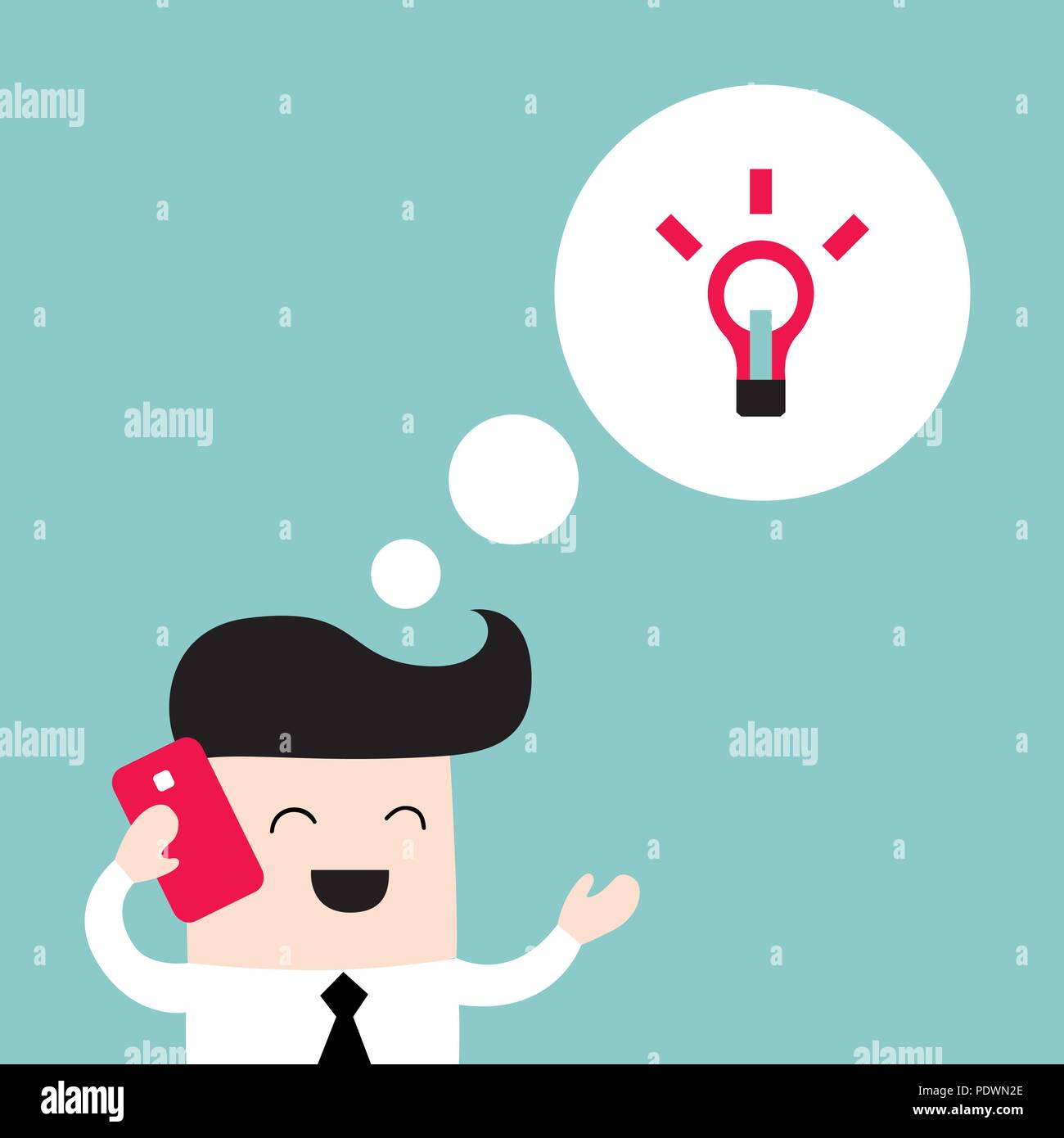 Concept idea people having Stock Vector Images - Alamy