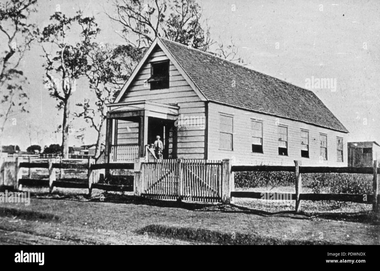 272 StateLibQld 1 72231 First Town Hall building, Toowoomba, ca. 1870 ...
