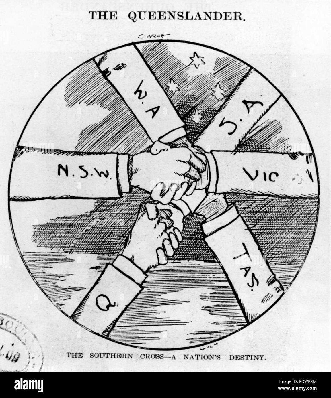 A cross nation Black and White Stock Photos & Images - Alamy