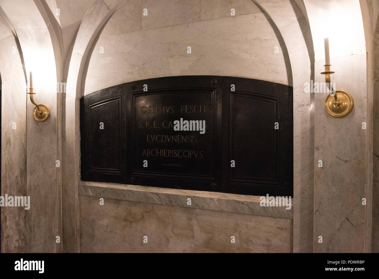 Cardinal Joseph Fesch ( Napoleon Bonaparte's Uncle) tomb in the ...