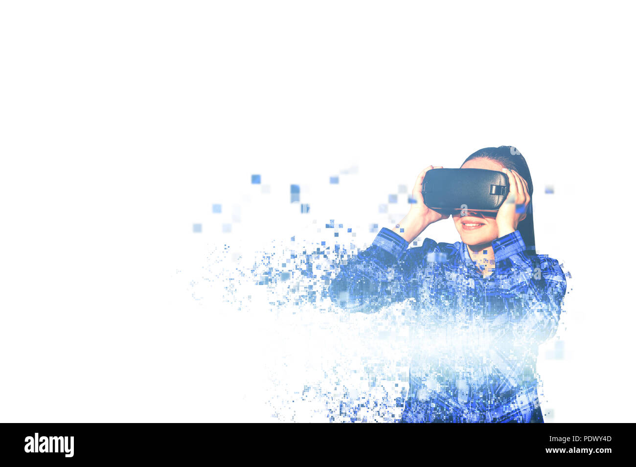 Pixelated vision Cut Out Stock Images & Pictures - Alamy