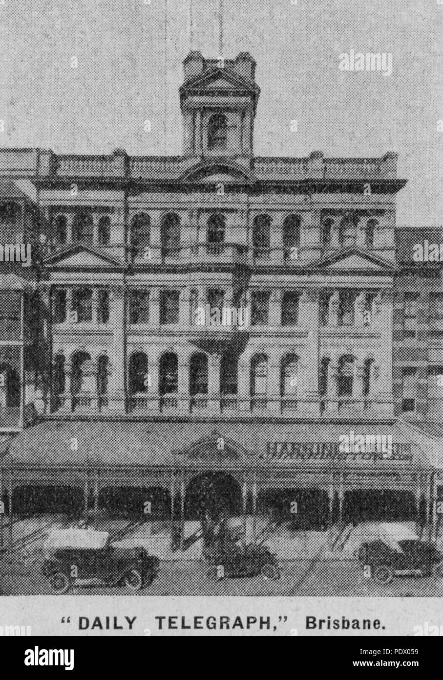 232 StateLibQld 1 151095 Daily Telegraph office, Brisbane, 1925 Stock ...