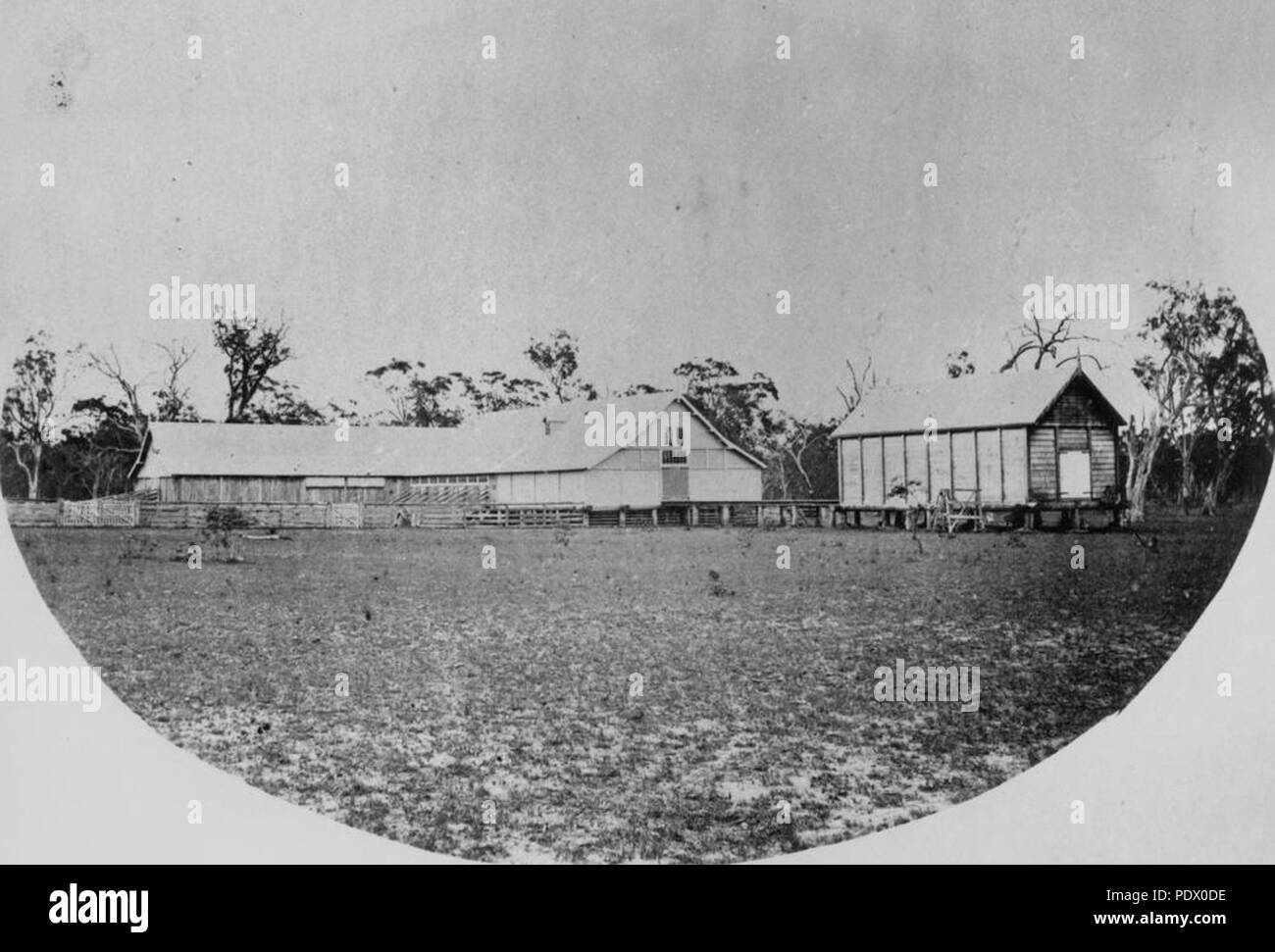 Historical woolshed Black and White Stock Photos & Images - Alamy