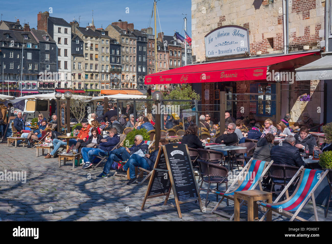 Honfleur France Cafe High Resolution Stock Photography and Images - Alamy