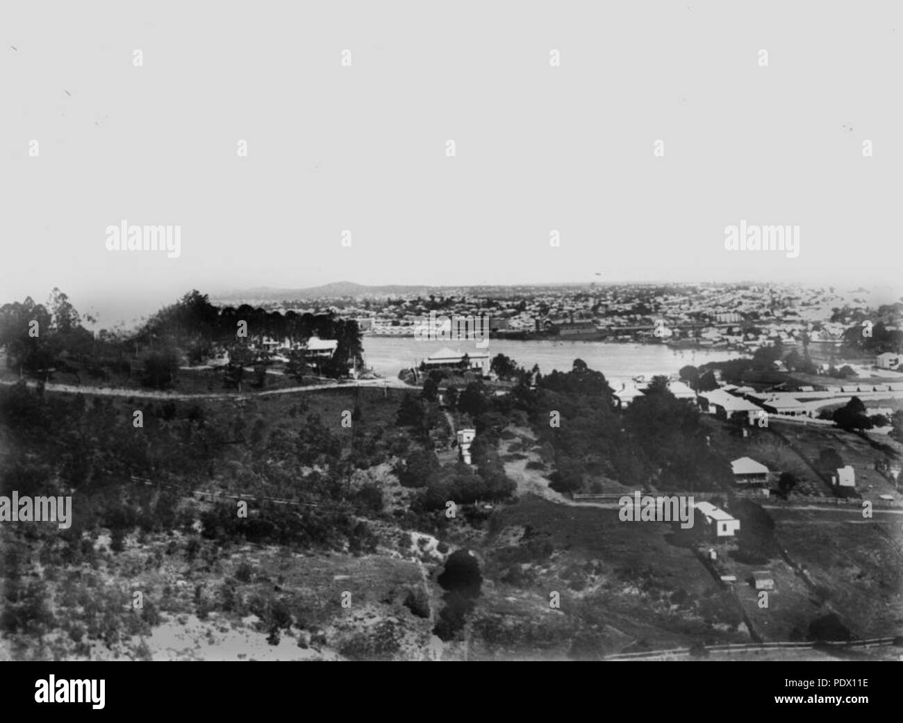 238 StateLibQld 1 167263 View of the Brisbane River from Hamilton Hill ...